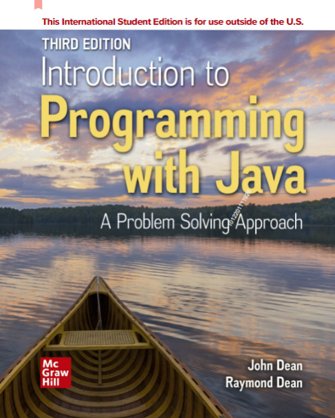 Ingebook Europa - INTRODUCTION TO PROGRAMMING WITH JAVA 3ED - A Problem Solving Approach
